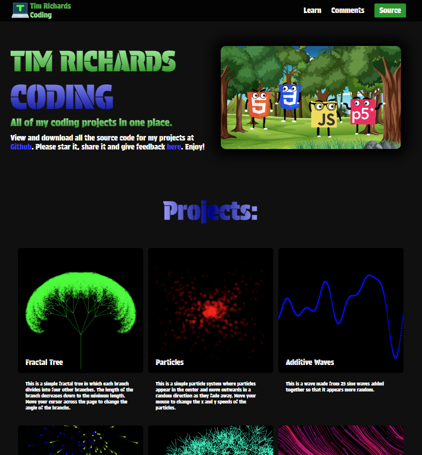 GitHub - TimRichards25/Tim-Richards-Coding: All my coding projects in one place.